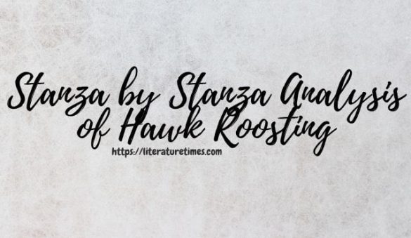 Stanza By Stanza Analysis Of Hawk Roosting - Literature Times